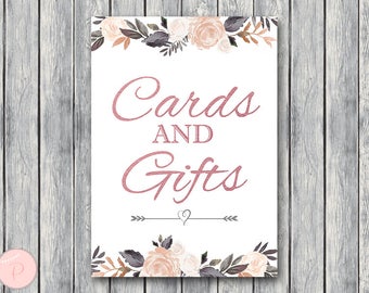 Wedding Card Sign for Table Decorations, Freestanding Wooden Wedding ...