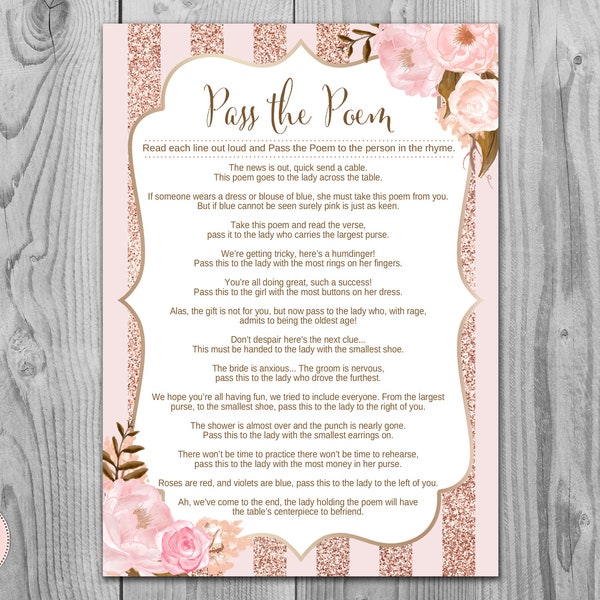 Hen Party Poem - Etsy