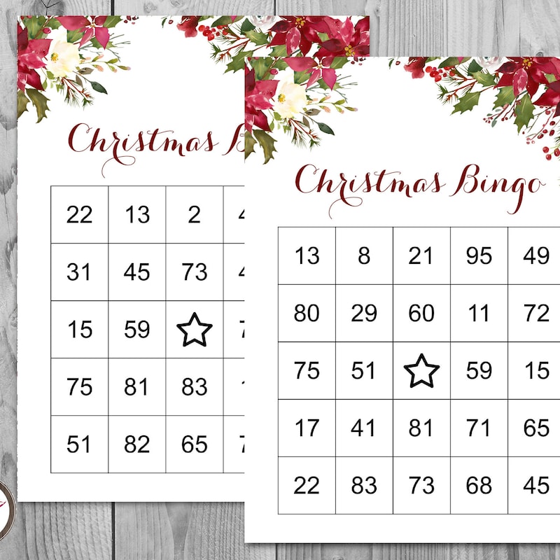 Christmas Bingo - Etsy
