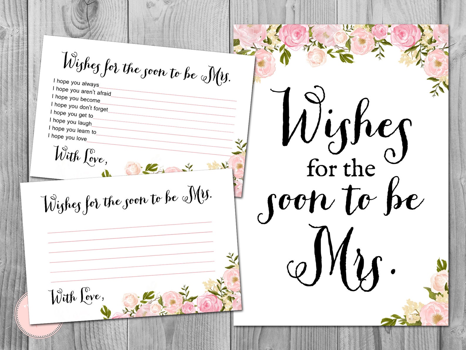 Wishes For The Bride To Be Card Wishes For The Soon To Be Etsy
