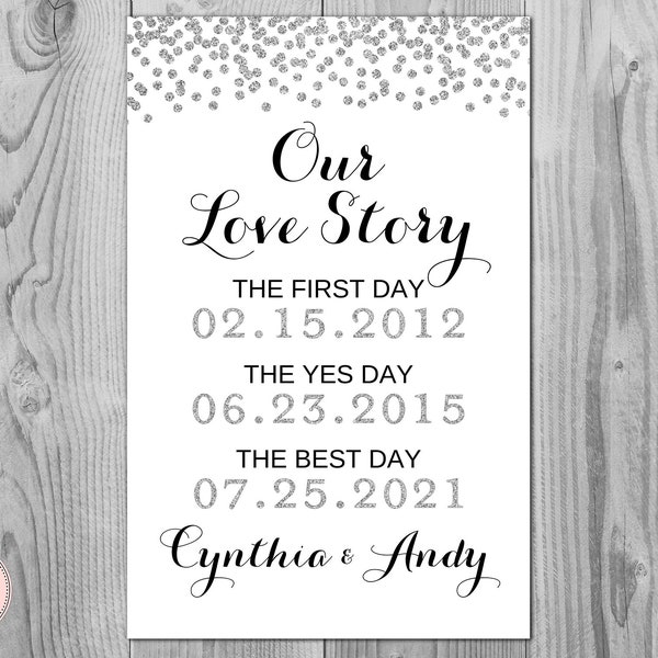 Our Love Story - Etsy