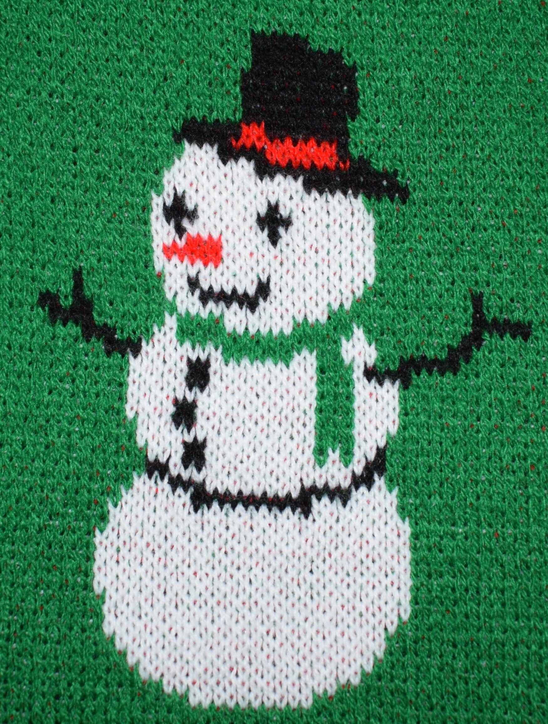 Patchwork Ugly Christmas Sweater - Festive Knit Unisex Christmas ...