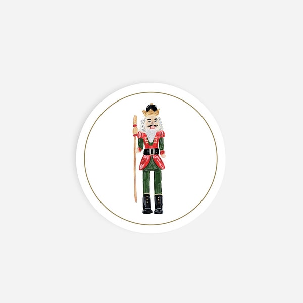 Nutcracker Face Sticker - Etsy