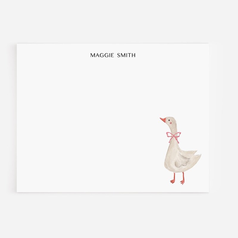 Thank You Goose Template - Etsy