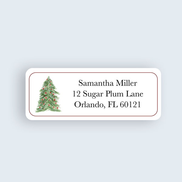 Christmas Tree Label - Etsy