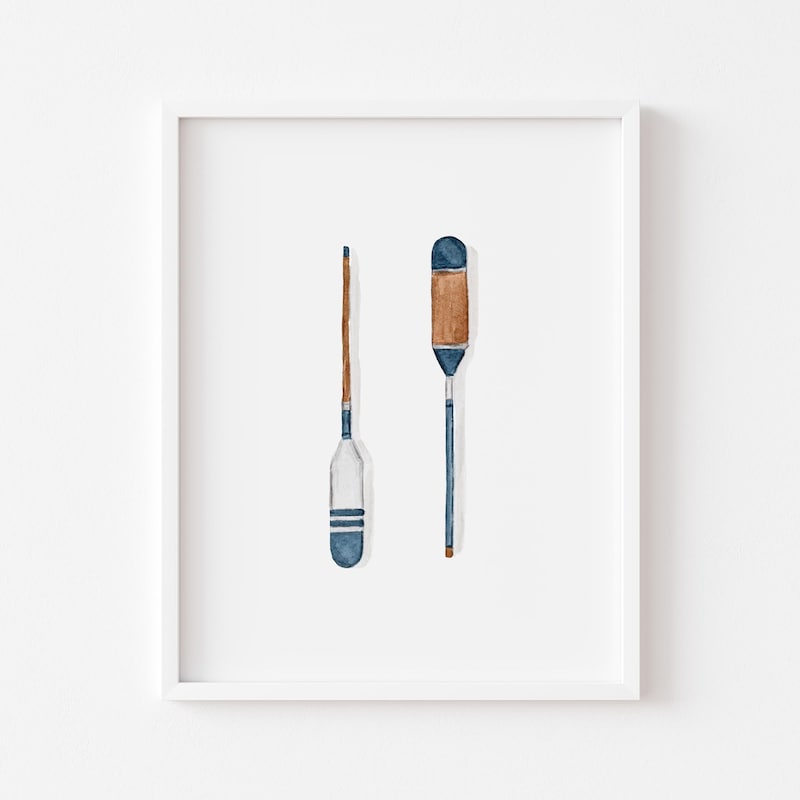 Painted Oars - Etsy