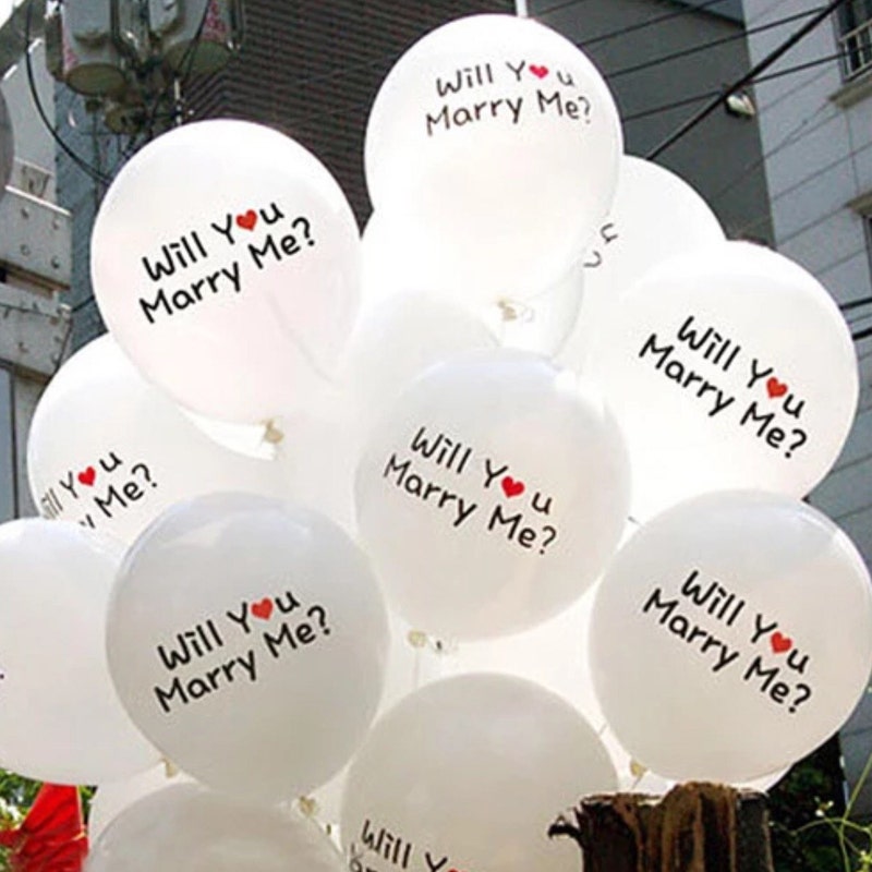 Marry Me Balloons - Etsy