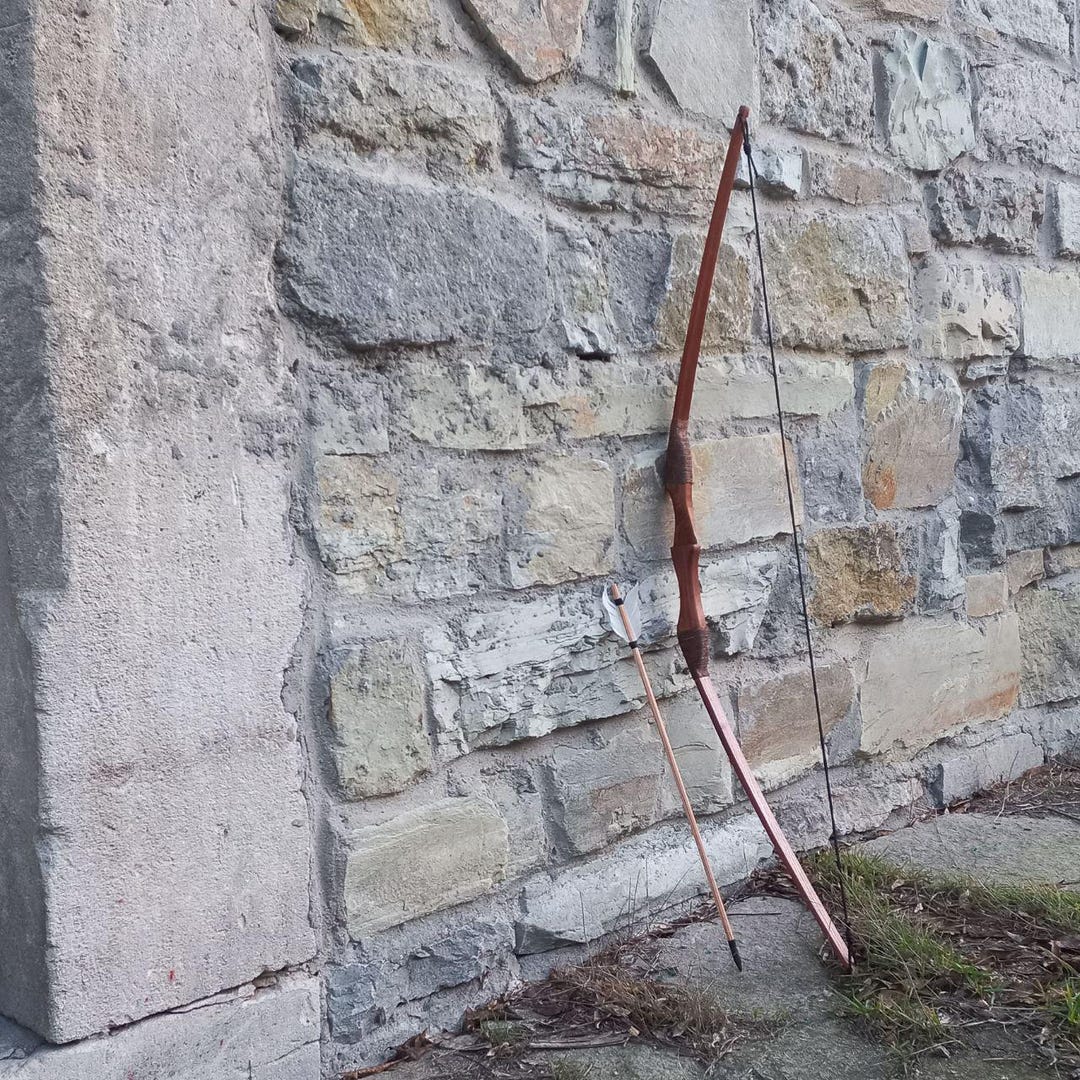 Handmade Bow 47 in (120 Cm). Bow for Cosplay. Wooden Bow, Strong Bow ...