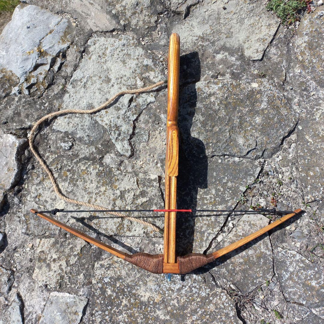 Wooden Weapon Crossbow. Wooden Crossbow With Arrows - 10/15/20. Cosplay ...