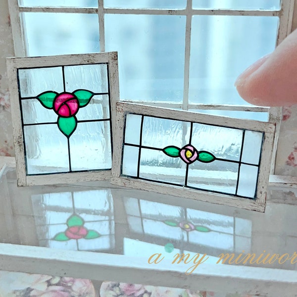 Miniature Stained Glass Window - Etsy