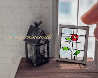 Miniature Stained Glass Window - Etsy