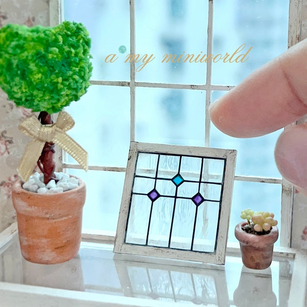 Miniature Stained Glass Windows - Etsy
