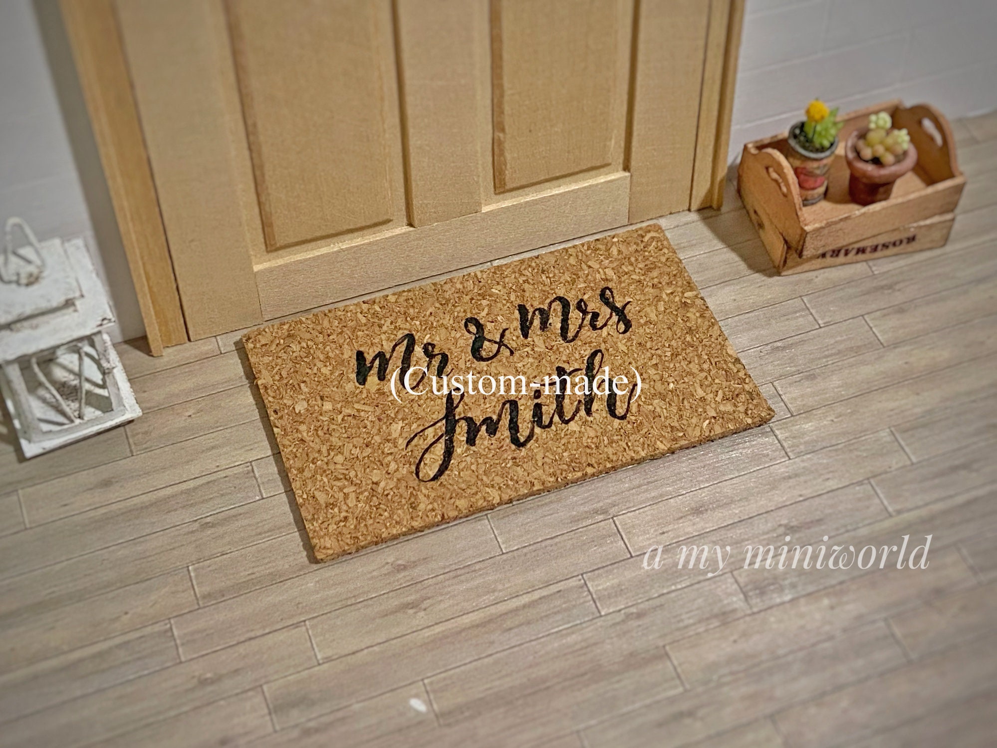 1:12 Dollhouse Wording Doormat 3 Styles - Etsy