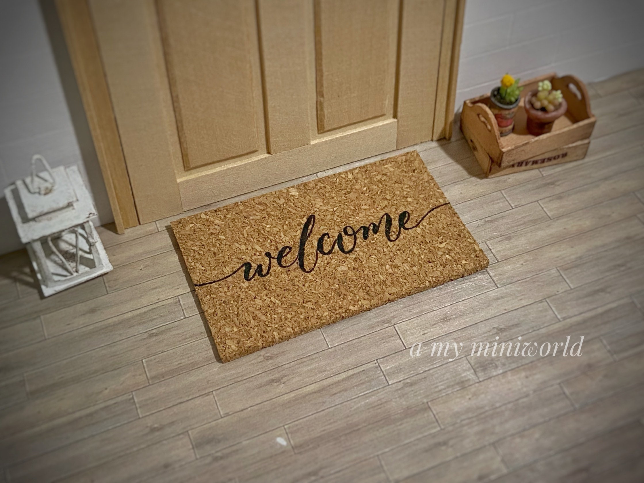 1:12 Dollhouse Wording Doormat 3 Styles - Etsy