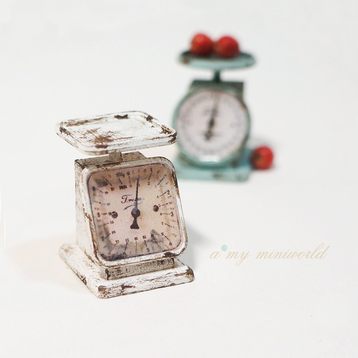 1:12 Dollhouse Vintage Kitchen Scales 2 Styles - Etsy