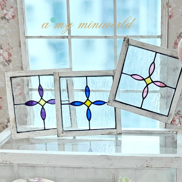 Miniature Stained Glass Window - Etsy