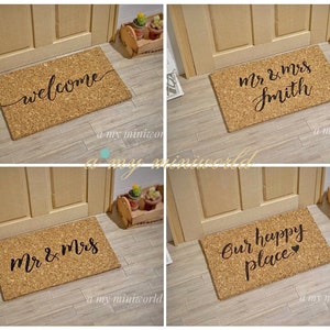 1:12 Dollhouse Wording Doormat 3 Styles - Etsy