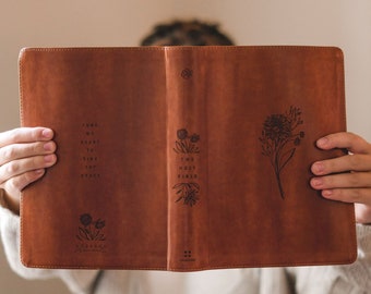 Custom Large Print ESV Journaling Bible With Faux Leather Cover - Etsy