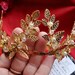 T-0022 Vintage Leaves Neoclassical Regency Tiara, Georgian Tiara ...