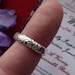 R-0072 - Sterling Silver Posey Ring - Regency Posey Ring, Georgian ...