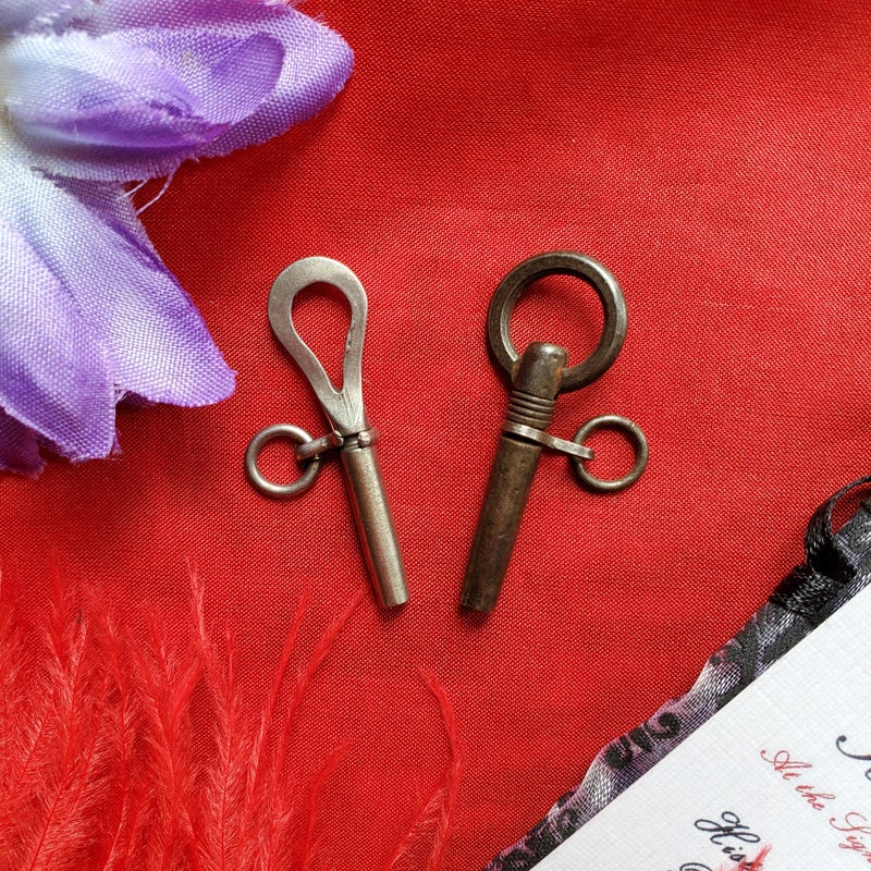 Antique Watch Key Silver - Etsy