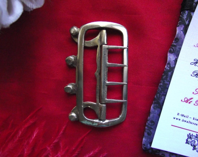 SB-0018 - Men's Silver Neck Stock Buckle - 18th Century Neck Stock ...