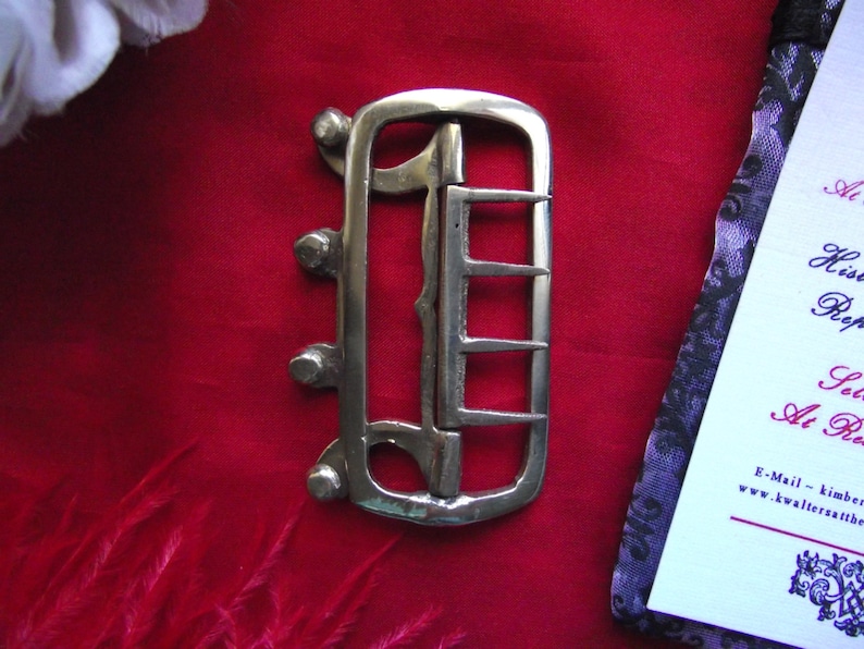 SB-0018 Men's Silver Neck Stock Buckle 18th Century | Etsy