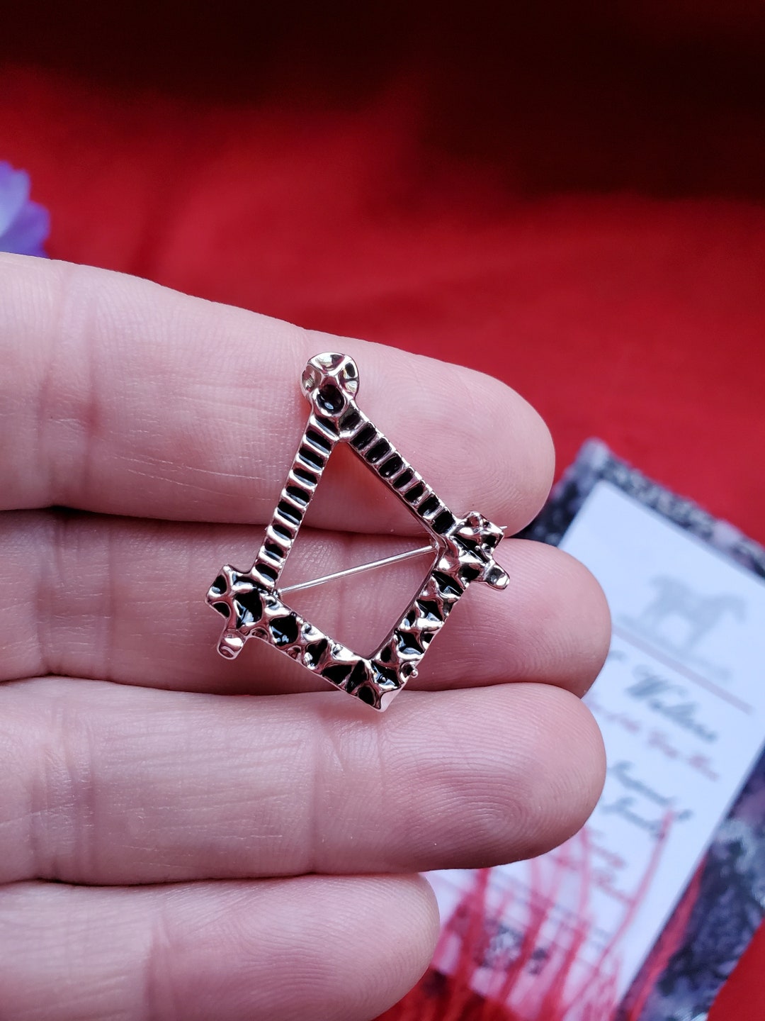 B-0081M - Masonic Shirt Pin Brooch - Freemason, Mason, Compass Square ...