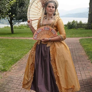 F-0002 - Wooden Hand Painted Hand Fan - Georgian Fan, Regency Fan ...