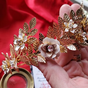 T-0022 Vintage Leaves Neoclassical Regency Tiara, Georgian Tiara ...