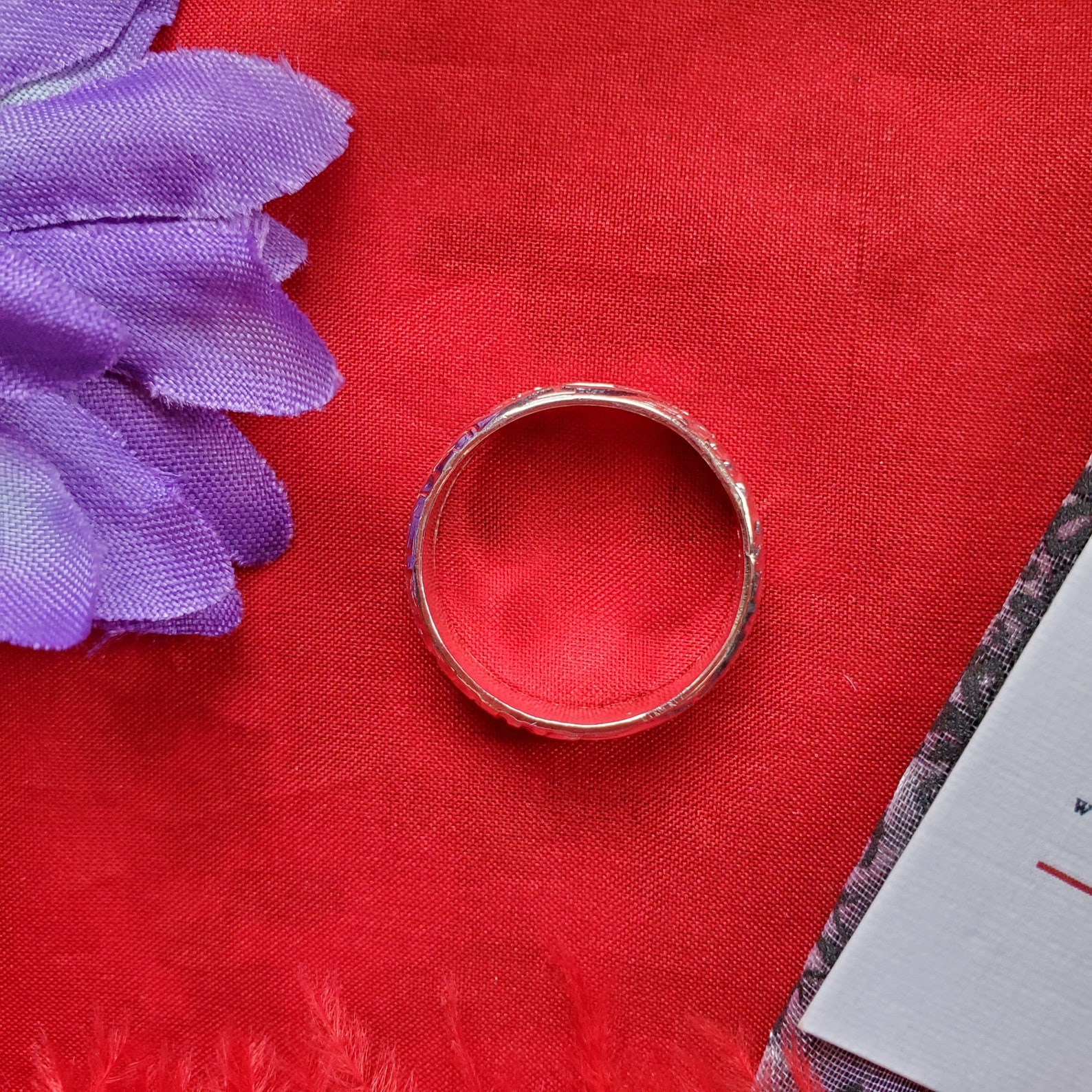 R-0072 - Sterling Silver Posey Ring - Regency Posey Ring, Georgian ...