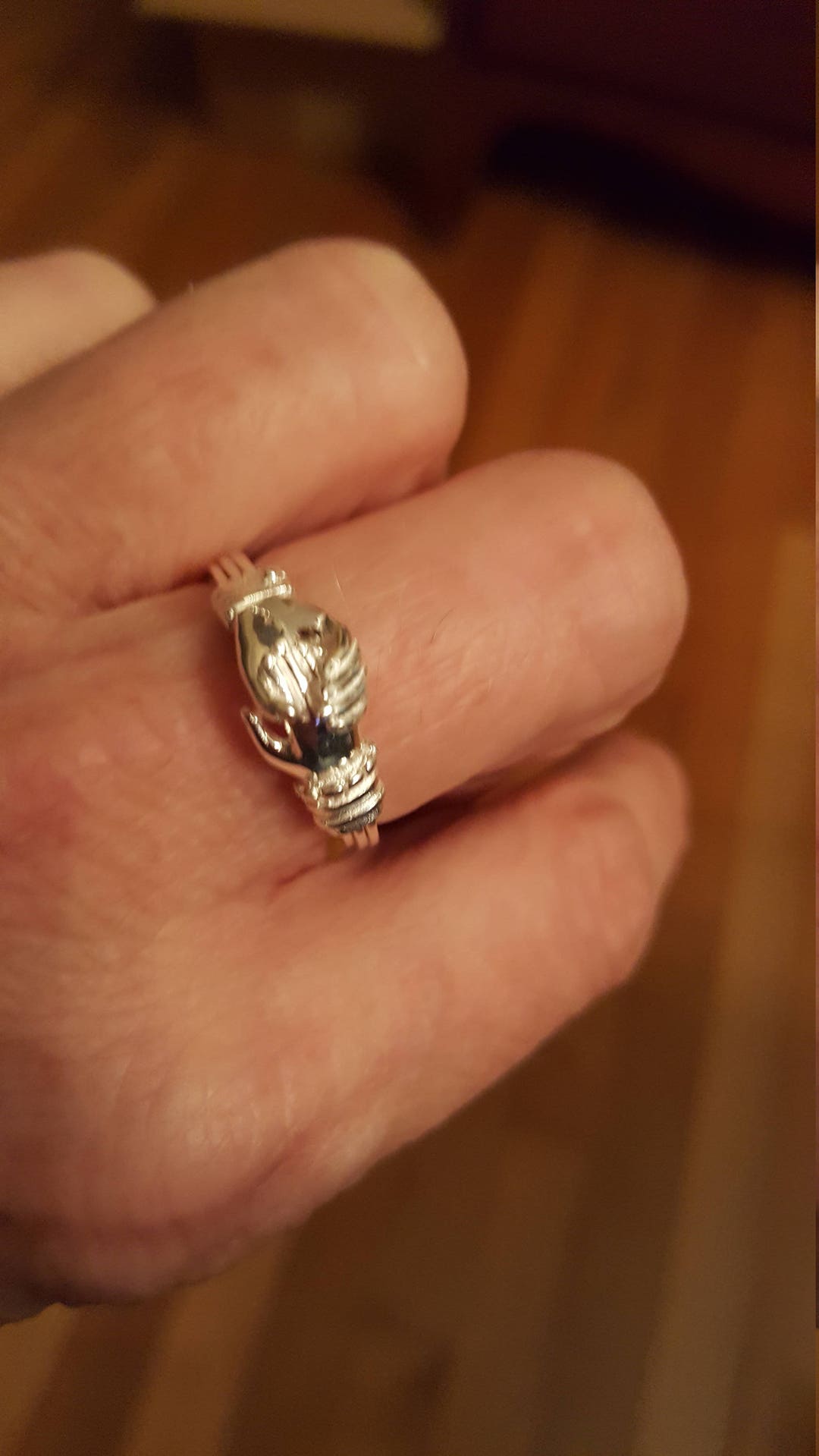 R-0074 - Fede or Gimmal Ring - Georgian Wedding Ring, Regency Wedding ...