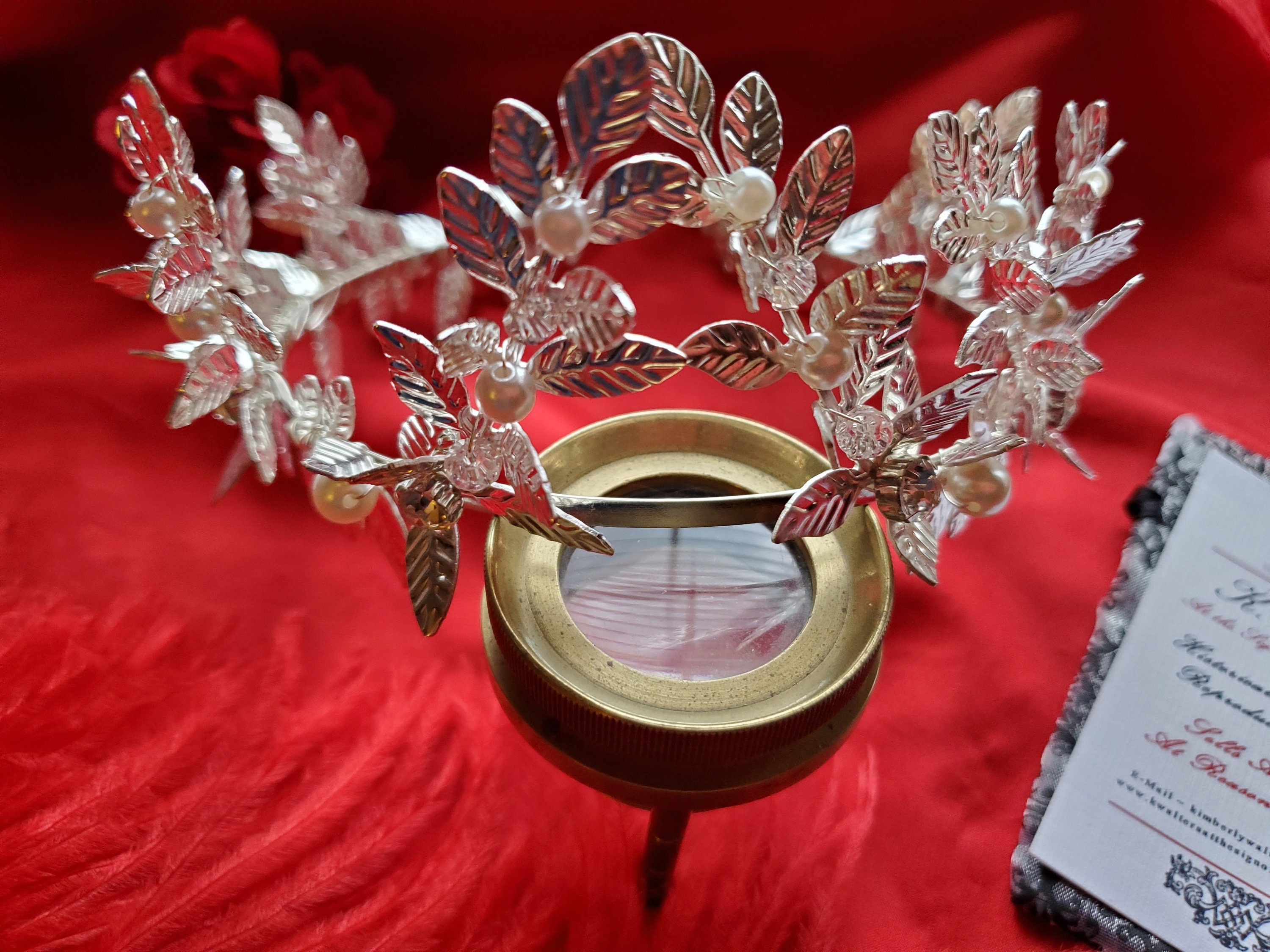 T-0022 Vintage Leaves Neoclassical Regency Tiara Georgian | Etsy