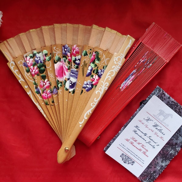 Hand Painted Fan - Etsy