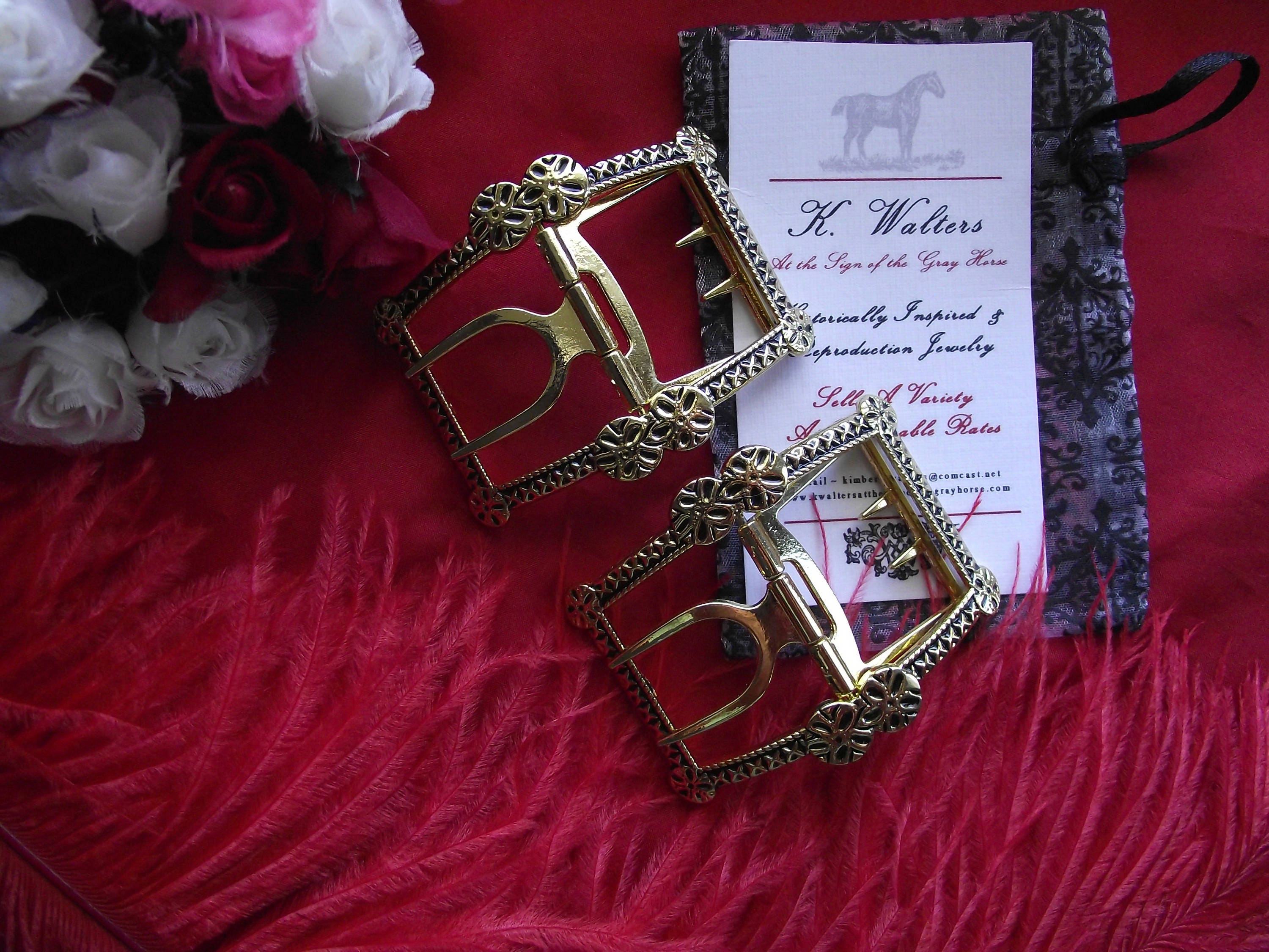 SB-0020 the Forget Me Not 18th Century Reproduction Shoe | Etsy Australia