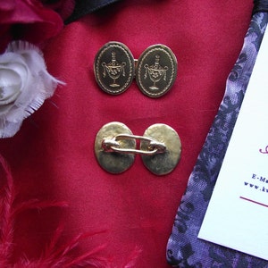 SL-0024 - George Washington Mourning Button Cuff Links - Memento Mori ...