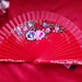 F-0004 - Wooden Hand Painted Hand Fan - Georgian Fan, Regency Fan ...