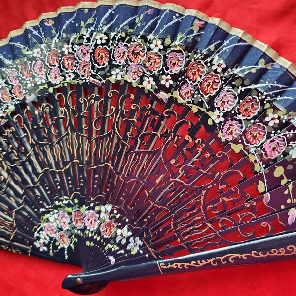 Victorian Hand Fan - Etsy