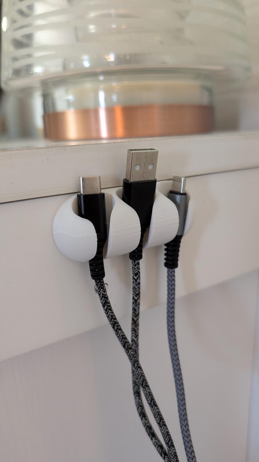 3D Printed Multi Cable Organizer | Cable Management - Etsy