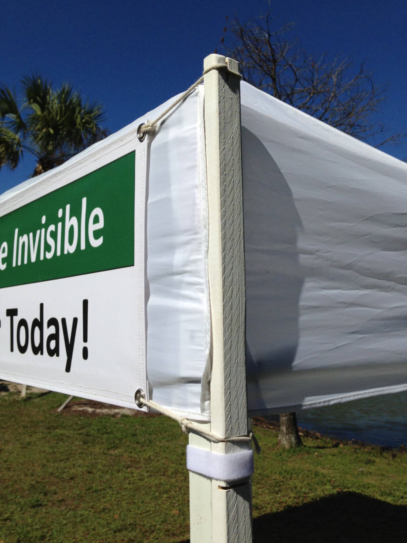 Canopy Banner Kit 9' x 2' Hang a Banner Fast and | Etsy