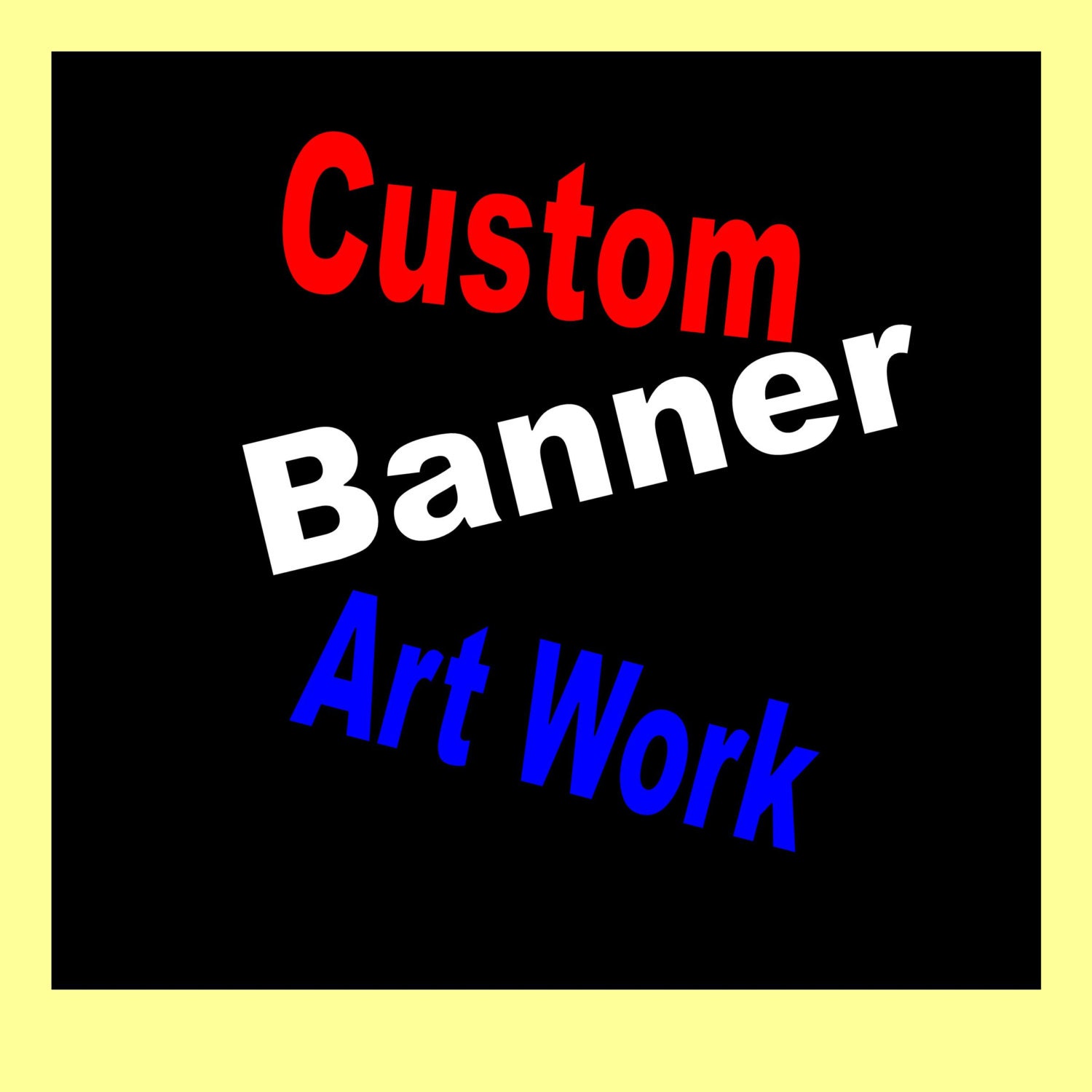 Custom Banner Art Work - Etsy