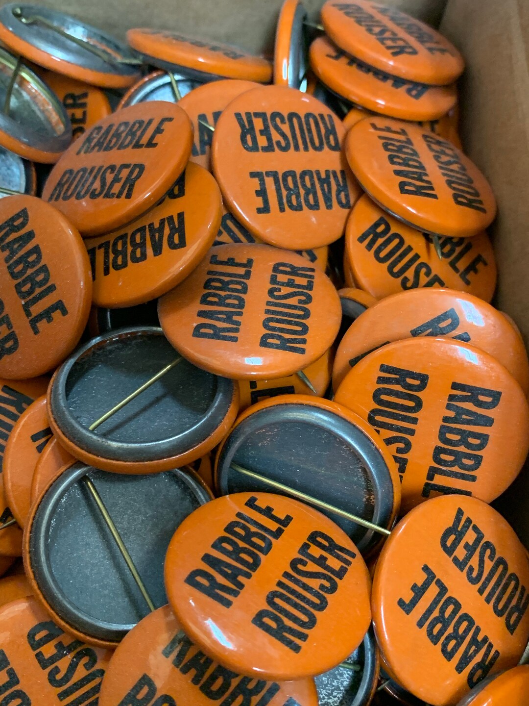 Rabble Rouser Vintage Political Button/pin - Etsy