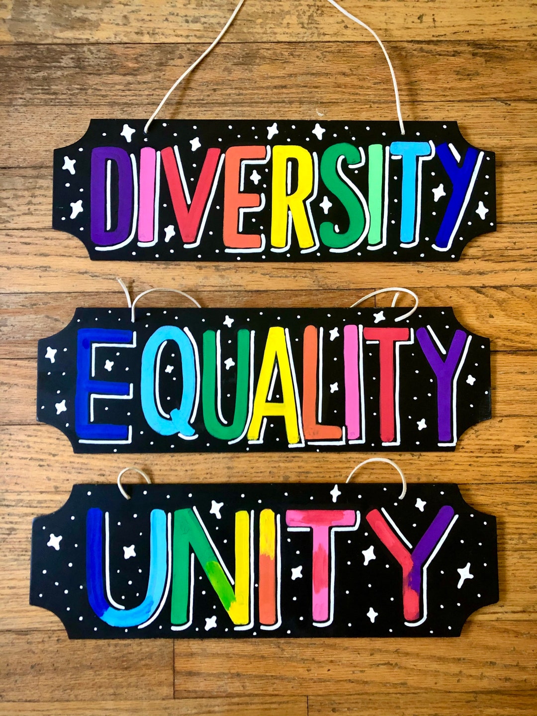 Diversity. Unity. Equality. Chalkboards - Etsy