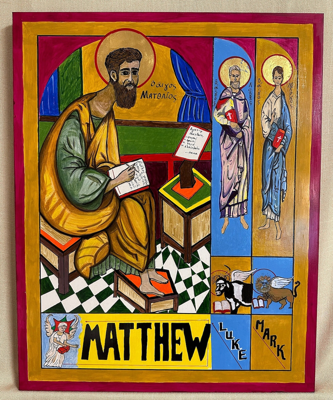St. Matthew the Evangelist Icon - Etsy