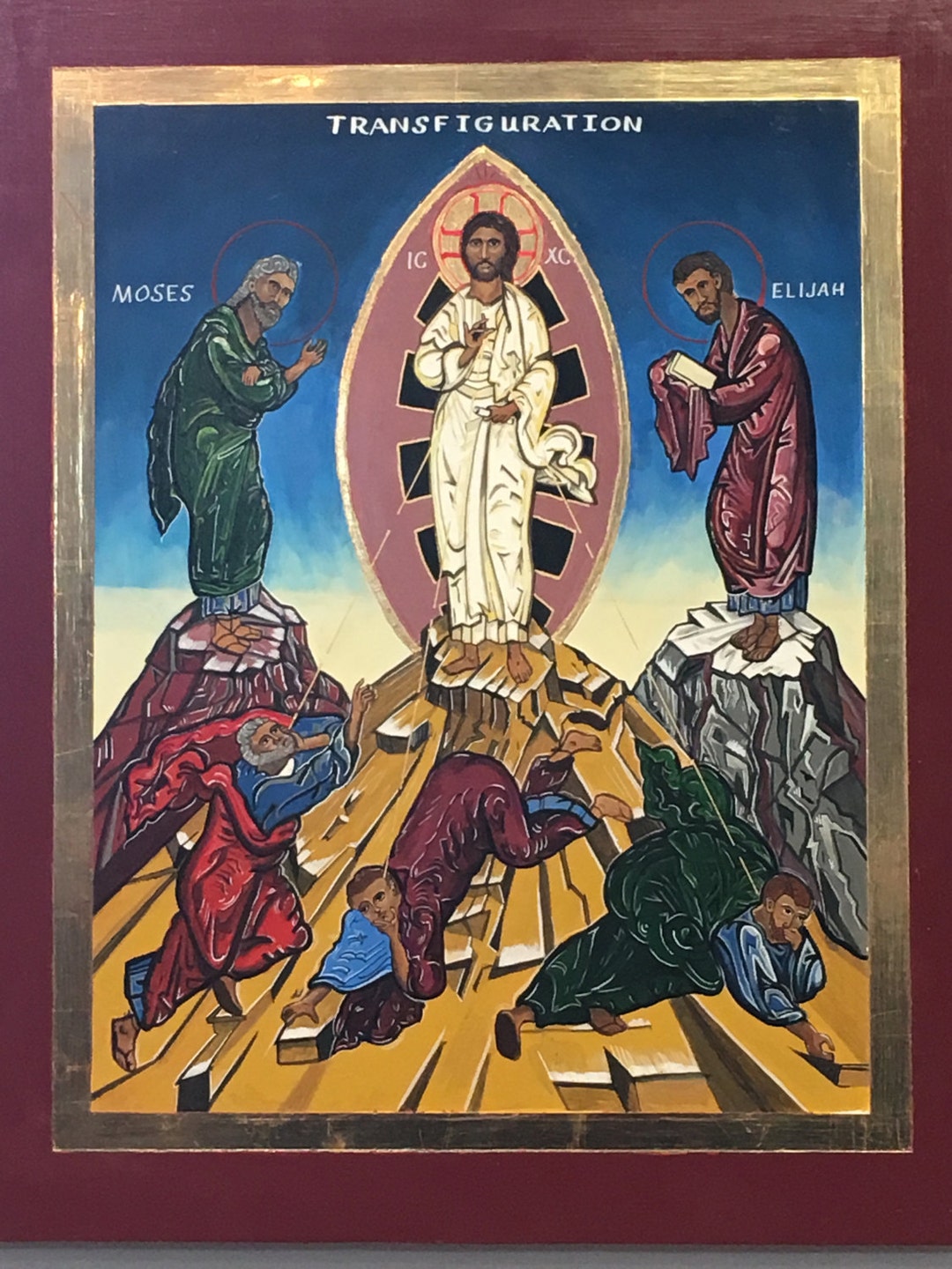TRANSFIGURATION Icon Card - Etsy
