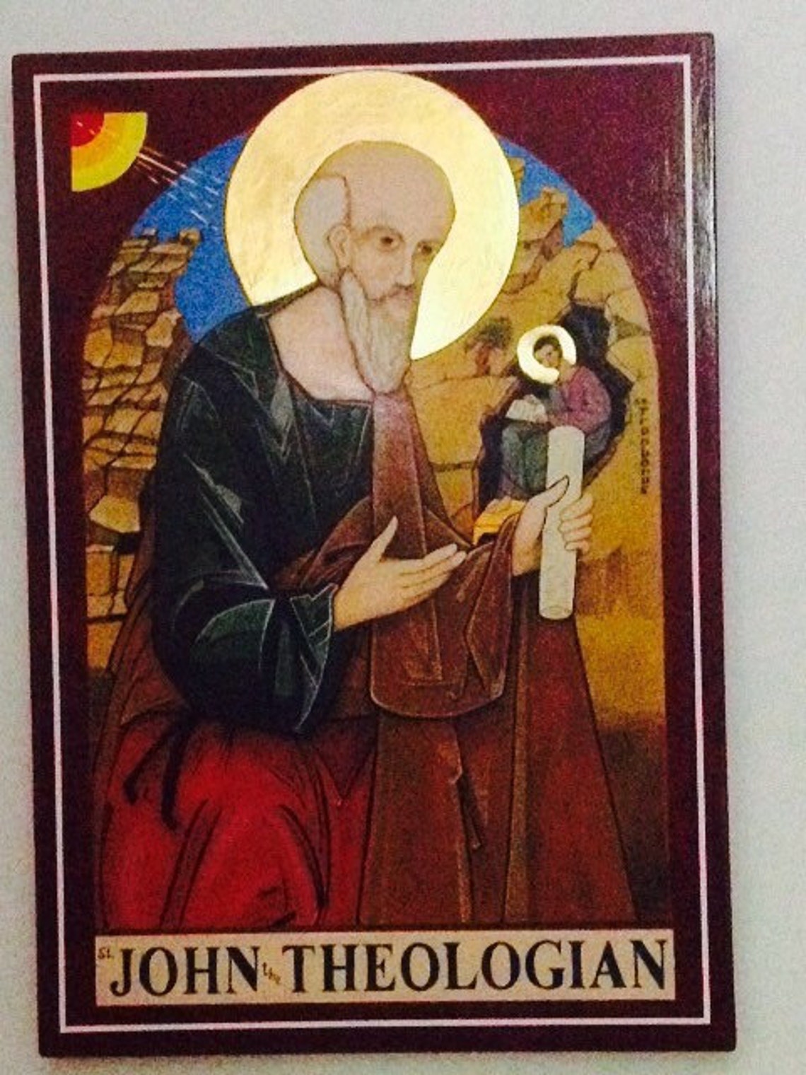 St. John the Theologian Original ICON - Etsy