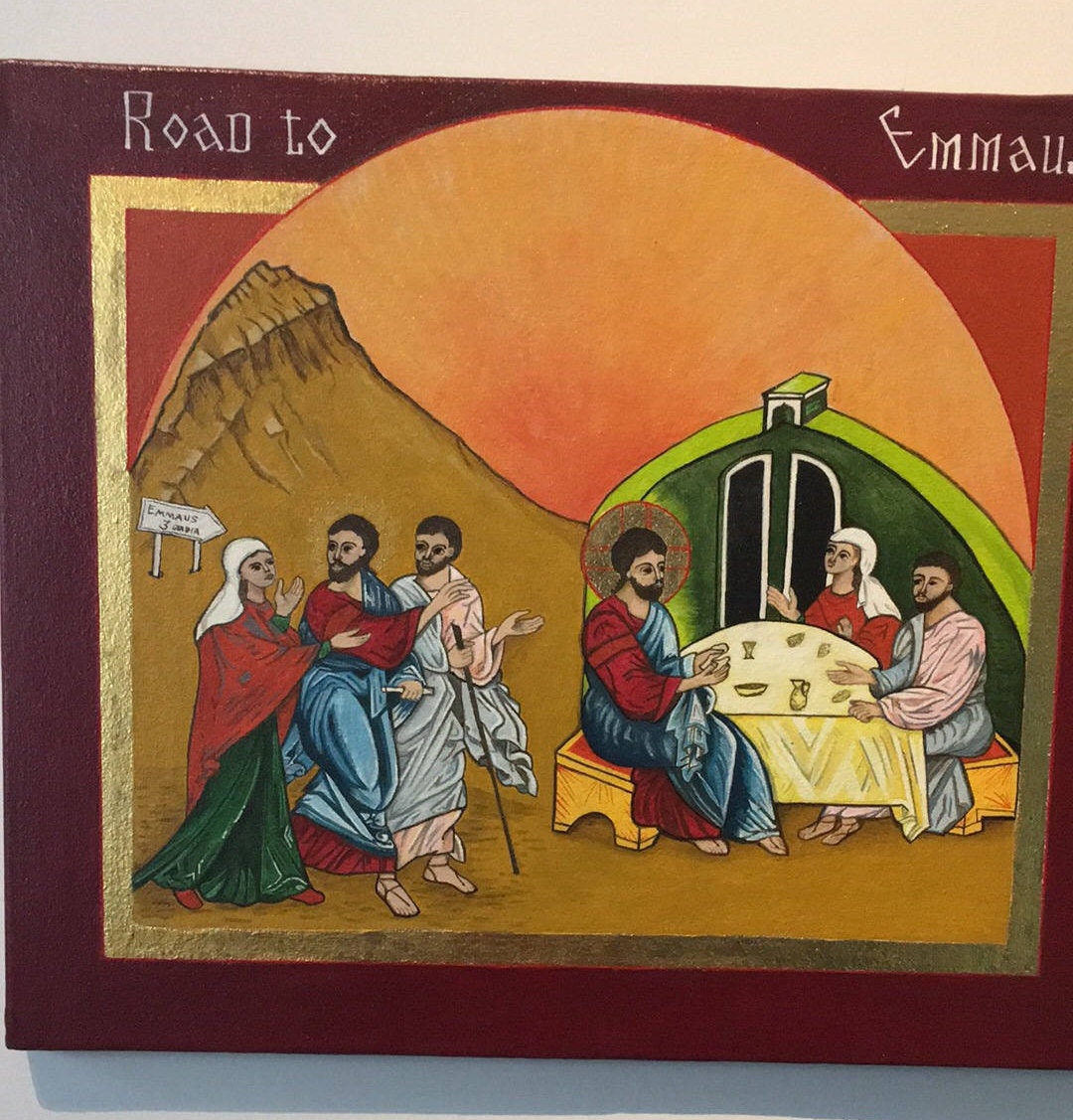 The Road to Emmaus Original ICON - Etsy Canada