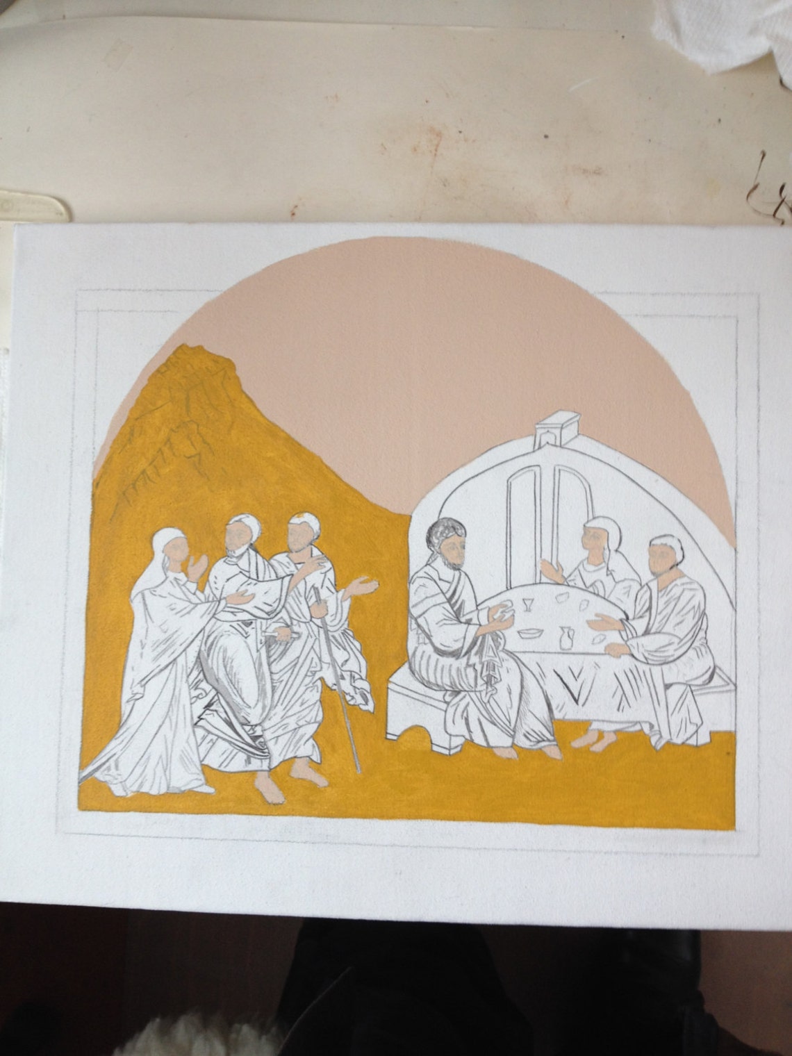 The Road to Emmaus Original ICON - Etsy Canada