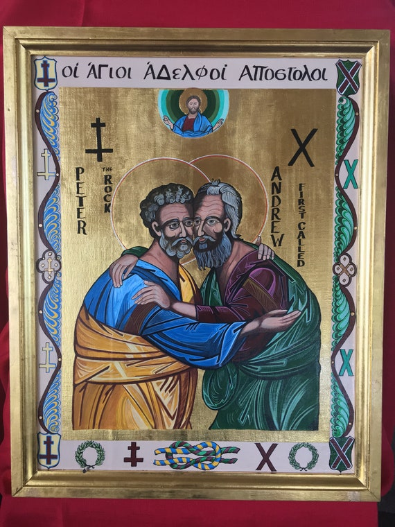 St. Peter & St. Andrew ICON | Etsy