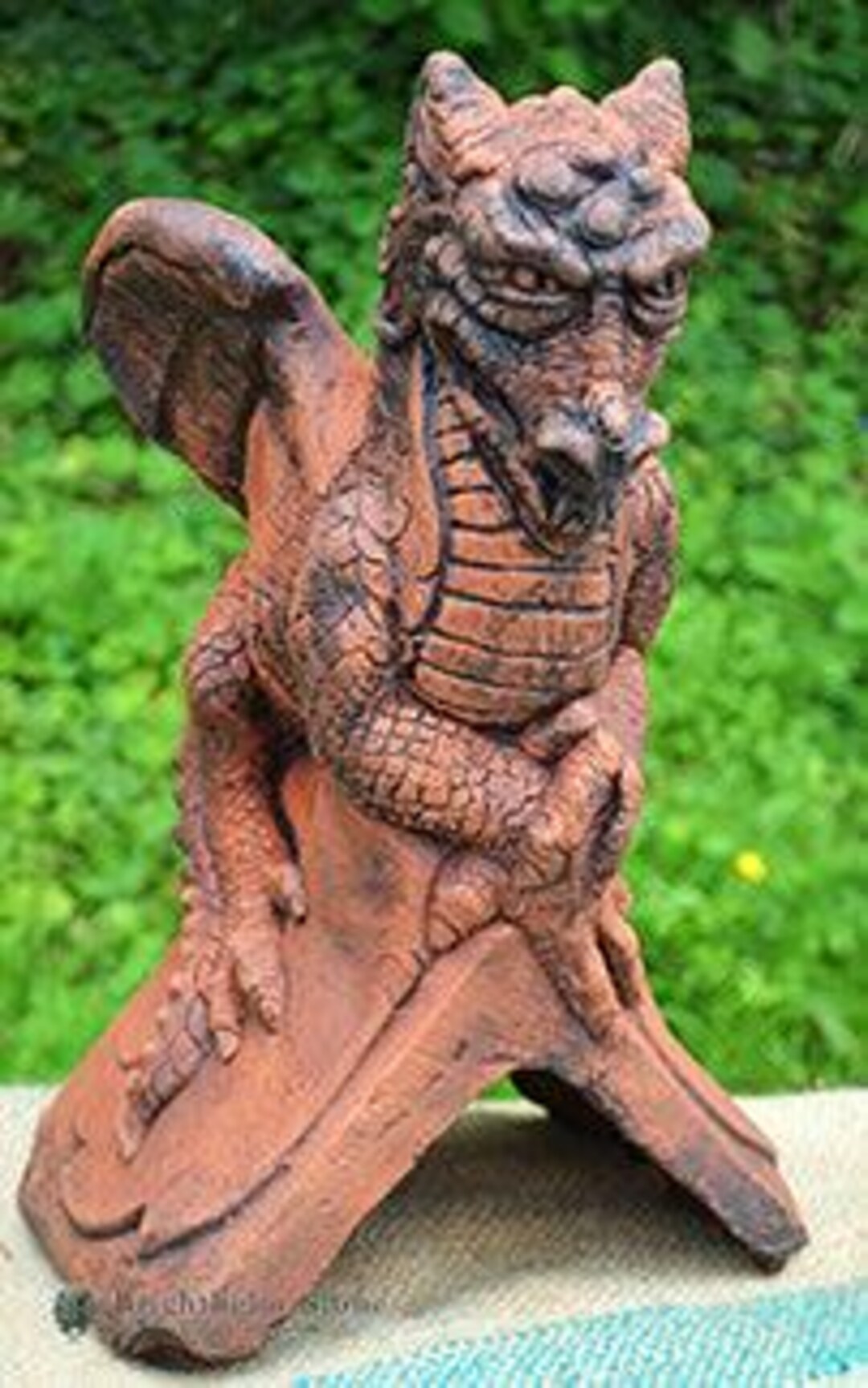 St George's Dragon Angled Roof Finial - Etsy UK